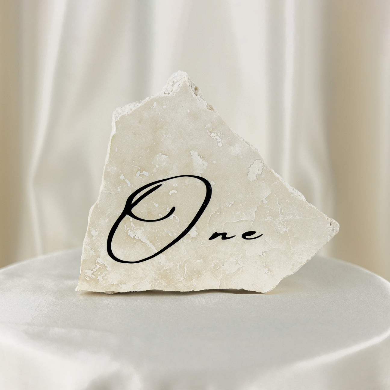 Travertine - Stone Table Number – Studio Magnolia
